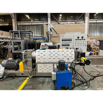 China Single Screw Extruder Double-Stage PP PE Waste Plastic Recycling Granulation Machine for sale
