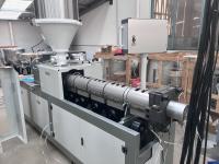 China SJ-50 PLC Controlled 3D Printer Filament Extrusion Line with 30-50kg/h Output and Automatic Winding Tension System for sale