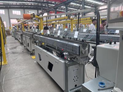 China SJ-50 PLC Controlled 3D Printer Filament Extrusion Line with 30-50kg/h Output and Automatic Winding Tension System for sale