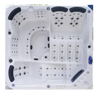 China Balboa Ingenious Outdoor Luxury Garden Hot Tub Swim Spas Air Jetted Bath Tub for sale