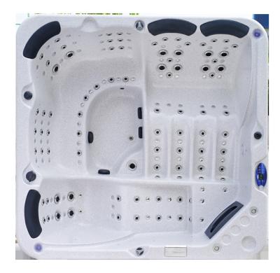 China Balboa Ingenious Outdoor Luxury Garden Hot Tub Swim Spas Air Jetted Bath Tub for sale