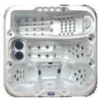 China American Balboa Control 4 Person Hot Tub with Whirlpool Massage and Hydro Massage for sale
