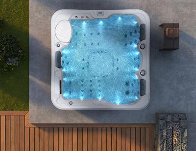 China 4 Person Outdoor Whirlpool Spa Garden Portable Massage Bathtub Design for sale
