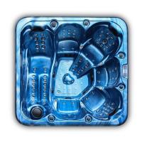 China Luxury 6 Persons Hot Tubs For Outdoor Acrylic Spa Pools With Massage Function Swim Spa For Family for sale