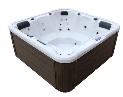 China European Family 5 Person Outdoor Waterfall Massage Whirlpool Bathtub Hot Tubs for sale