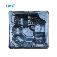 China 7.5ft x 5.5ft x 3ft Hot Tub with Underwater Light Ozone Generator 3KW Heater Chiller Filter and Circulation for sale
