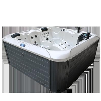 China Freestanding Acrylic Spa Tub 3 Seats 1280L Capacity 5-Year Warranty for sale