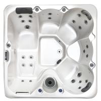 China Modern Design American Acrylic Freestanding Hot Tub with 5 Years Warranty and 1900x1900x800mm Size for 4 Seats + 1 Lounger for sale