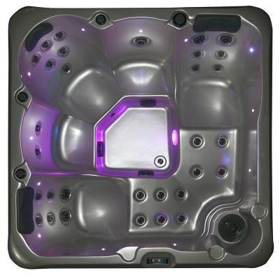 China Acrylic Hot Tub Whirlpool Spa Tub with 30 Jets and Balboa BP601G1 + TP500 Control System for 5 People Family Outdoor for sale