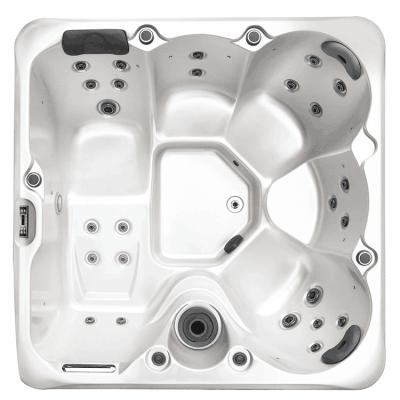 China Luxury 5 Persons Outdoor Hot Tub with 26 Jets Whirlpool Massage and 3KW Heater Spa Tub for sale