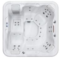 China Freestanding Whirlpool Spa Hot Tub with 34 Jets and 6 Person Capacity for Hydrotherapy Massage for sale