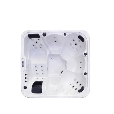 China Outdoor Whirlpool Spa with 33 Jets 2000mm*2000mm*830mm Size and 3KW Heater Hot Tub for sale