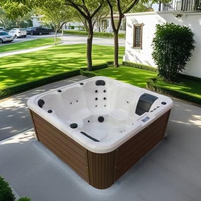 China Outdoor Portable 5 Person Hot Tub with 3KW Heater and Aristech Acrylic Whirlpool Spa Tub for sale