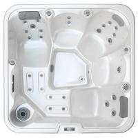 China Freestanding Hot Tub with 3kw Heater 20mm Insulation and 3 Seats + 2 Loungers for Outdoor Relaxing for sale