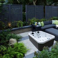 China 2 People Transitional Outdoor Whirlpool Spa Bathtub For Massage for sale