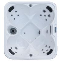 China 4 Person Acrylic Hot Tub Outdoor Hydrotherapy Massage Bathtub Spa 3KW for sale