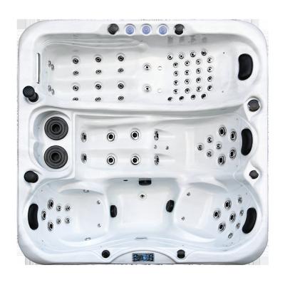 China High Quality 4 Persons Outdoor Spa Hot Tub Spas Bubble Bathtub For Massage for sale