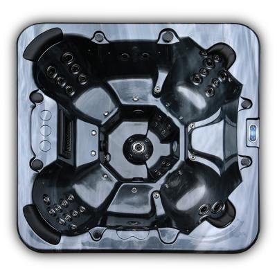China 7 Seats Massage Bathtub Balboa System 55 Air Jets Hot Tub For Family for sale