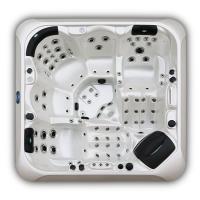 China Acrylic Massage Therapy Hot Tub Spa Jacuzzi Tub For Outdoor Relaxation 5 Persons for sale