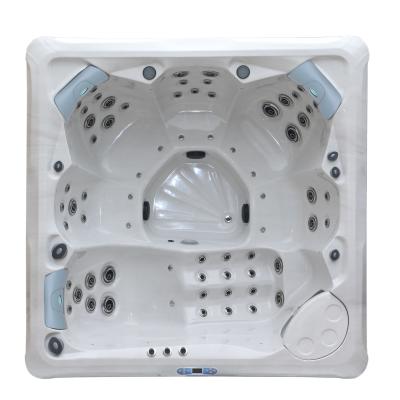 China 6 Seats Acrylic Hydro Massage Bathtub Outdoor Whirlpool Spa Tub for sale