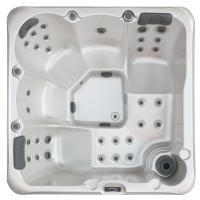 China 5 People Whirlpool Massage Hot Tub Outdoor Spa Tub With Colorful LED Light for sale