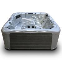 China Acrylic Whirlpool SAA Outdoor Bathtub Massage Spa Tub 83 Jets For 6 People for sale