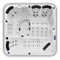 China Reduce Blood Pressure Outdoor Massage Bathtub Whirlpool Hot Spa Tub for sale