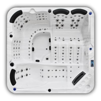 China Reduce Blood Pressure Outdoor Massage Bathtub Whirlpool Hot Spa Tub for sale