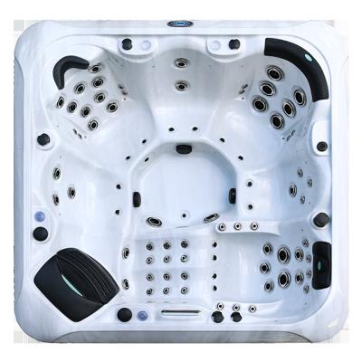 China 6 Person Acrylic Whirlpool Outdoor Hydro Massage Bathtub Spa Hot Tubs for sale