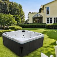 China Multi Function Led Light Acrylic Spa Massage Hot Tub Outdoor Spa For 7 People for sale