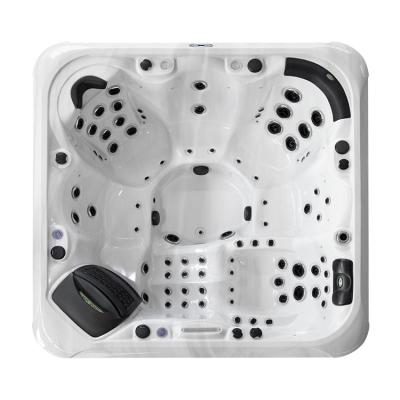 China Outdoor Acrylic Hydro Massage Bathtub Spa Hot Tub For 6 Person for sale