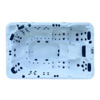 China Luxury 8 Seats Balboa Acrylic Whirlpool Swim Spa Outdoor Massage Endless Swimming Pool for sale