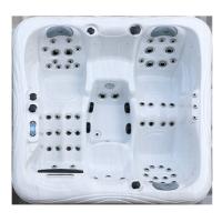 China Outdoor Jacuzzi Acrylic Massage Spa Bathtub For 4 Persons For Relaxing Hydrotherapy for sale