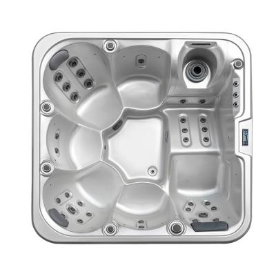 China Outdoor Acrylic Hydro Massage Bathtub Spa Hot Tub For 6 Person Jacuzz for sale
