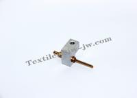 China Titanium Plated Single Hole Sub-Nozzle Somet Airjet Loom Spare Parts for sale