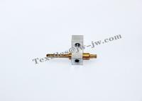 China Titanium Plated Single Hole Sub-Nozzle Somet Airjet Loom Spare Parts for sale