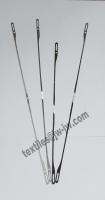 China Leno Steel Healds Wire 331mm J type with eye 6.5*1.8 for Weaving Loom Spare Parts for sale
