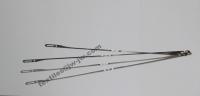 China Leno Steel Healds Wire 331mm J type with eye 6.5*1.8 for Weaving Loom Spare Parts for sale