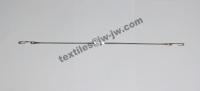 China Leno Steel Healds Wire 331mm J type with eye 6.5*1.8 for Weaving Loom Spare Parts for sale
