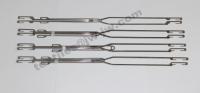 China Steel wire heald with 380mm 330mm 331 J open type C open type  textile spare parts for sale