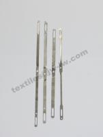 China Knitting Girdle Heald 150x0.4x4.7 180x0.3 with open type clsoed type flat steel healds for sale