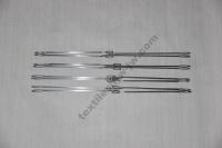 China 330mm Width Steel Healds Closed Weaving Loom Spare Parts for sale