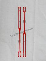 China Red Plastic Leno 331 C Type Weaving Loom Spare Parts for sale