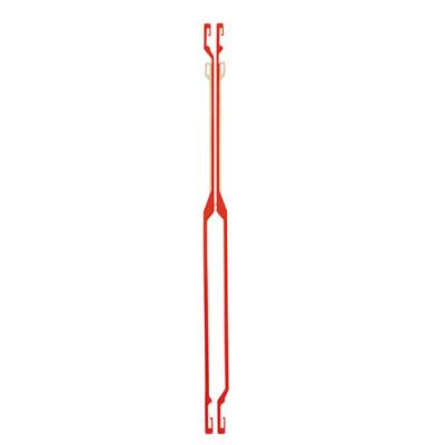 China 380mm J Type Leno Healds Red Plastic JW-0088 For Weaving Loom for sale