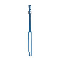 China JW-0048-A Blue Color J Type Leno Healds 330mm Weaving Loom Spare Parts for sale