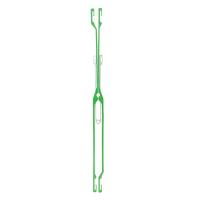 China 380mm J Type Leno Healds Green Plastic Rapier Loom Parts JW-0096 for sale