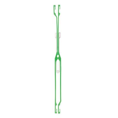China 380mm J Type Leno Healds Green Plastic Rapier Loom Parts JW-0096 for sale