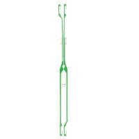 China JW-0051 Green Color Leno Heald Wire 330mm J Type Loom Parts for sale