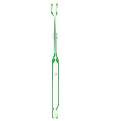 China JW-0051 Green Color Leno Heald Wire 330mm J Type Loom Parts for sale