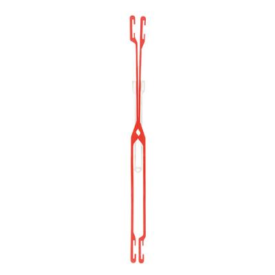 China JW-0052 Red Leno Healds 330mm C Type Weaving Loom Parts Red Color for sale